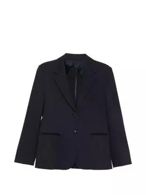 Max Mara Falesia Notched-lapels Single-breasted Blazer - Blue