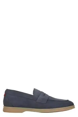 Bally Leather Loafers - Blue