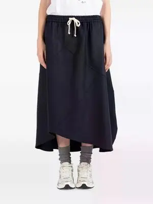 SOCIETE ANONYME Bunka Asymmetric Panelled Midi Skirt