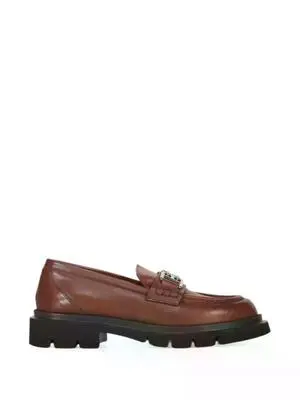 Bally Loafers In Leather - Brown