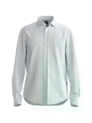 BOSS Striped-pattern Shirt - White