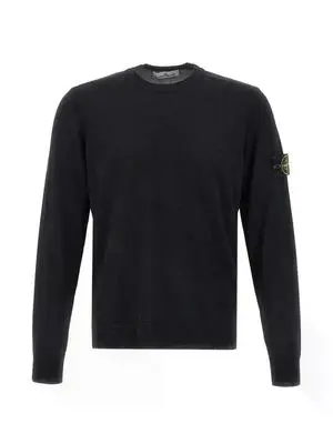 Stone Island 5100071 Regular-fit Crew-neck Jumper - Black