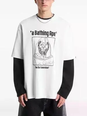 A BATHING APE Ape General Print T-shirt