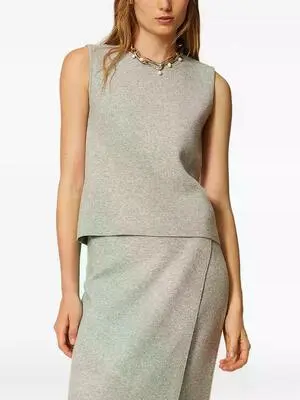 TWINSET Knitted Midi Skirt - Grey
