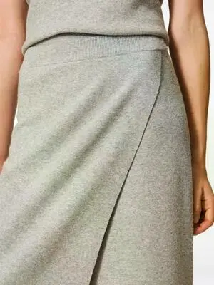 TWINSET Knitted Midi Skirt