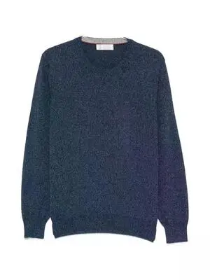 Brunello Cucinelli Cashmere Crew-neck Sweater - Blue