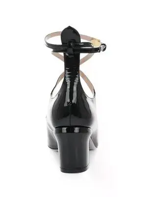 Valentino Garavani Vlogo Signature Ankle-strap Pumps