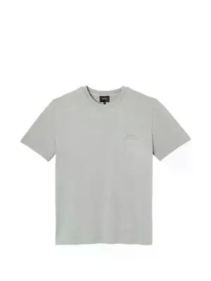 A.p.c. Logo-print T-shirt - Grey