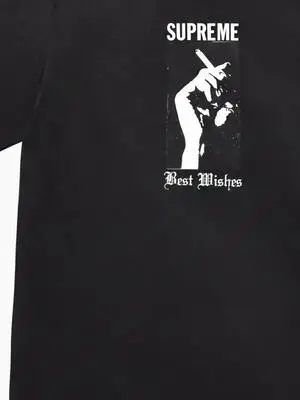 Supreme Wish Graphic-print T-shirt - Black