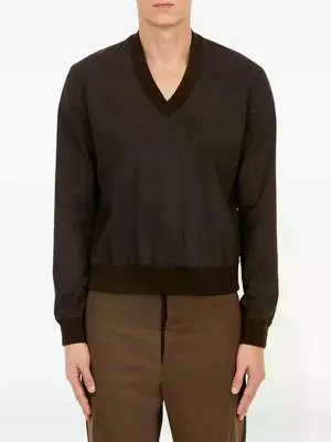 MAISON MARGIELA V-neck Long-sleeve Top