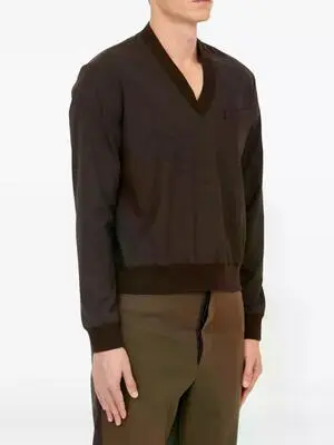 MAISON MARGIELA V-neck Long-sleeve Top