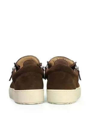 GIUSEPPE ZANOTTI Side-zip Suede Sneakers