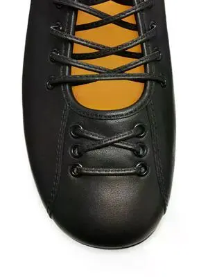 LILI CURIA Leather Ballet Flats