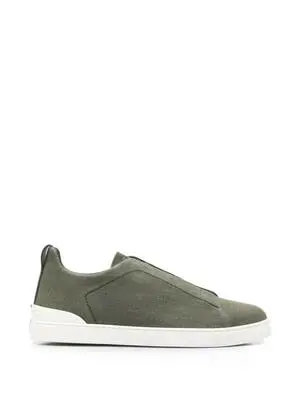 Zegna Linen Sneakers - Green