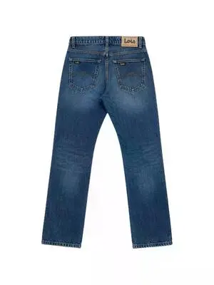 LOIS Straight-leg Faded-effect Jeans