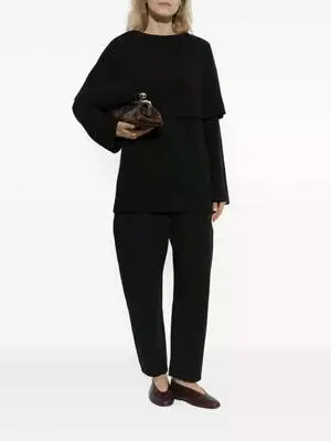 LISA YANG Jaylani Cape-overlay Sweater