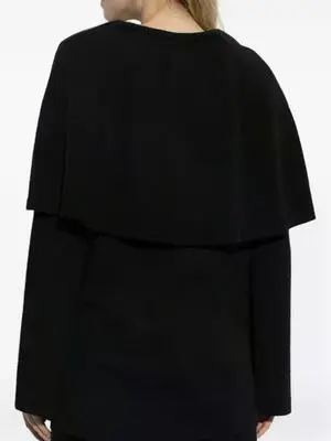 LISA YANG Jaylani Cape-overlay Sweater
