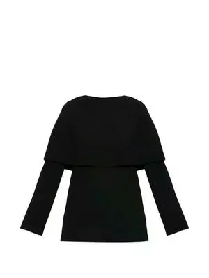 LISA YANG Jaylani Cape-overlay Sweater