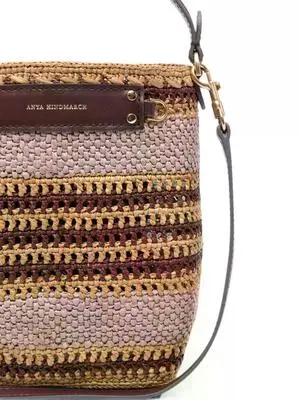 ANYA HINDMARCH Woven Stripe Bucket Bag