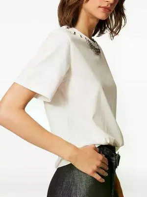 TWINSET Slim-fit T-shirt With Embroidery