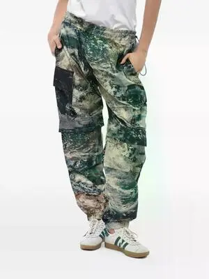 Stella McCartney Taylor Printed Cargo Trousers - Green