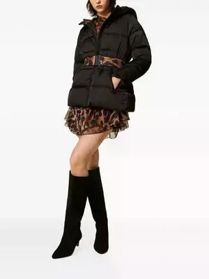 TWINSET Puffer Jacket With Reversible Belt