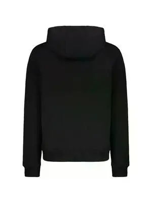 Burberry Logo-print Drawstring Hoodie - Black