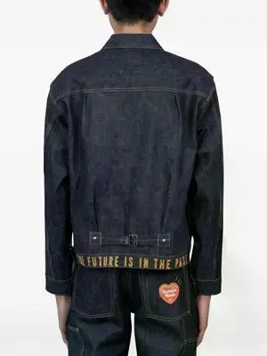 HUMAN MADE Pleated Denim Jacket