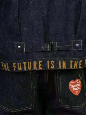 HUMAN MADE Pleated Denim Jacket