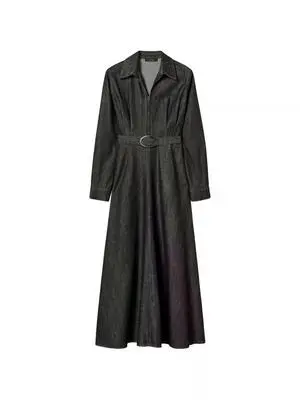 TWINSET Long Flowing Denim Dress