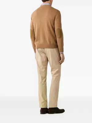 HACKETT LONDON Patch-detail Crew-neck Sweater
