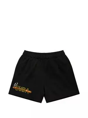 MELT Cuba Graphic-print Relaxed Fit Shorts