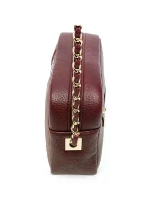 TWINSET Logo Plaque Chain Strap Cross Body Bag