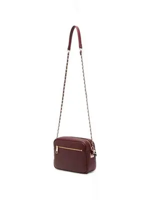TWINSET Logo Plaque Chain Strap Cross Body Bag