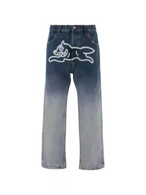 ICECREAM Ombré Wash Graphic Print Jeans