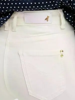 Patrizia Pepe Appliqué Detail Flare Jeans