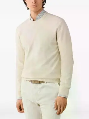 HACKETT LONDON Elbow-patch Knit - Neutrals