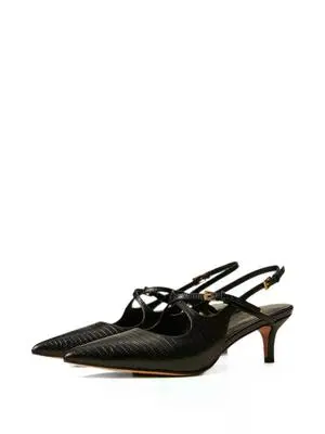 TWINSET Leather Slingbacks With Straps