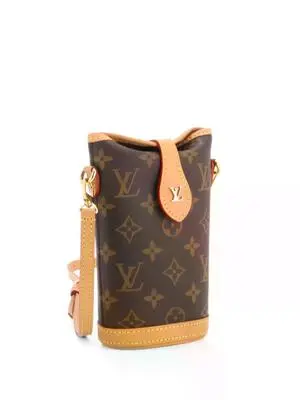 LOUIS VUITTON Fold Me Pouch Monogram Canvas Crossbody Bag - Brown