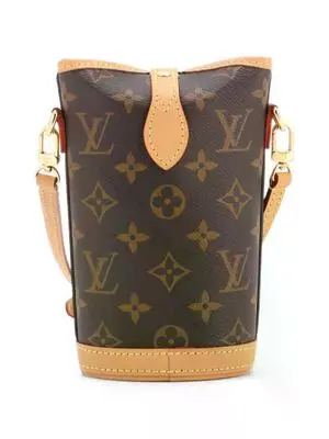 LOUIS VUITTON Fold Me Pouch Monogram Canvas Crossbody Bag - Brown