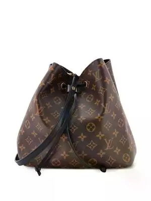 LOUIS VUITTON Monogram Canvas Neonoe Mm Bucket Bag - Brown