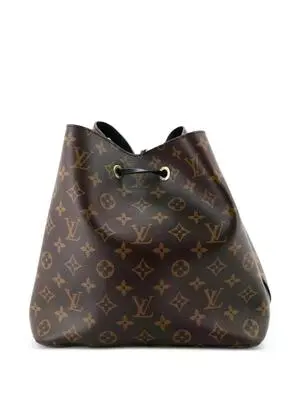 LOUIS VUITTON Monogram Canvas Neonoe Mm Bucket Bag - Brown