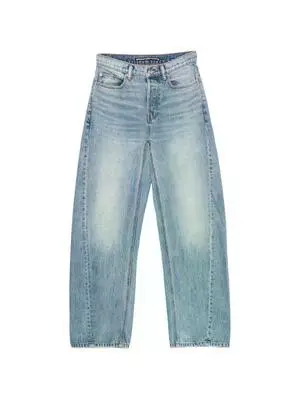 Alexander Wang Logo-detail Belt-loop Jeans - Blue