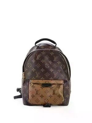 LOUIS VUITTON Palm Springs Reverse Monogram Canvas Pm Backpack - Brown