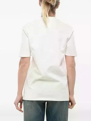 JIL SANDER Jewel-pin Cotton T-shirt