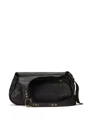Ralph Lauren Stud-embellished Leather Messenger Bag