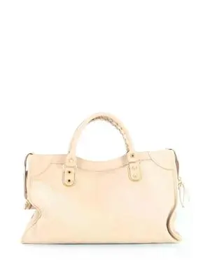 Balenciaga Classic Metallic Edge Leather Medium Satchel