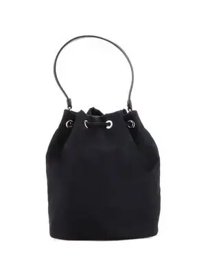 Prada Embellished Re-nylon Mini Bucket Bag