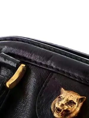 Gucci Re Top Handle Bag Leather Medium Satchel