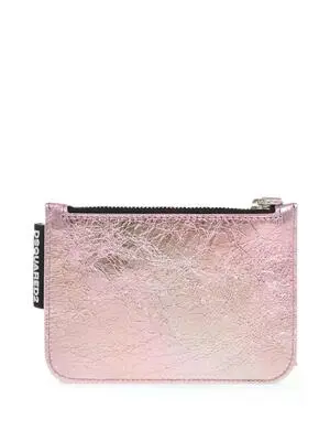 Dsquared2 Eyelet-embellished Leather Card Holder